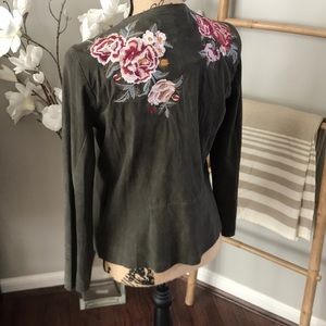 Johnny Was | Jackets & Coats | Nwt Johnny Was Dragon Suede Jacket ...